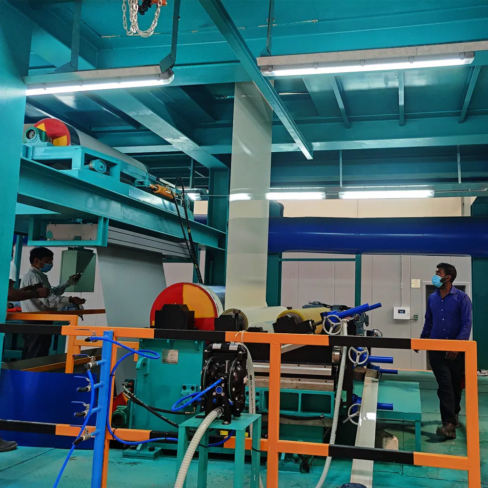 Continuous Color Coating Production Line for Galvanized Steel ...